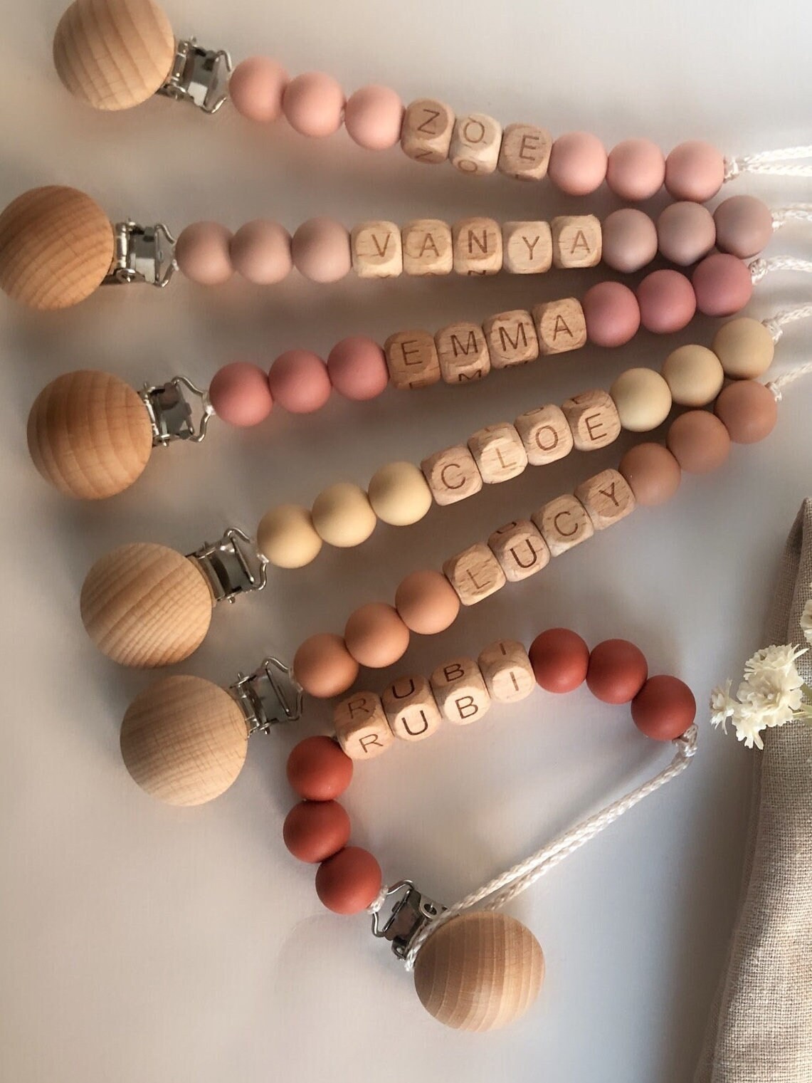 Gift Newborn baby Pacifier Clip Pacifier Clip for Newborn Pacifier Clip ...