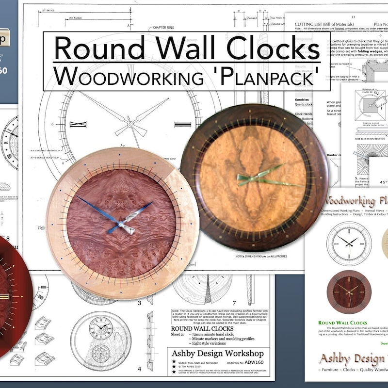 Pendulum Clock Plans - Etsy