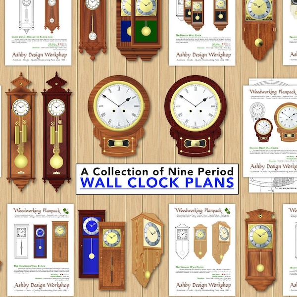 Regulator Clock Plan - Etsy