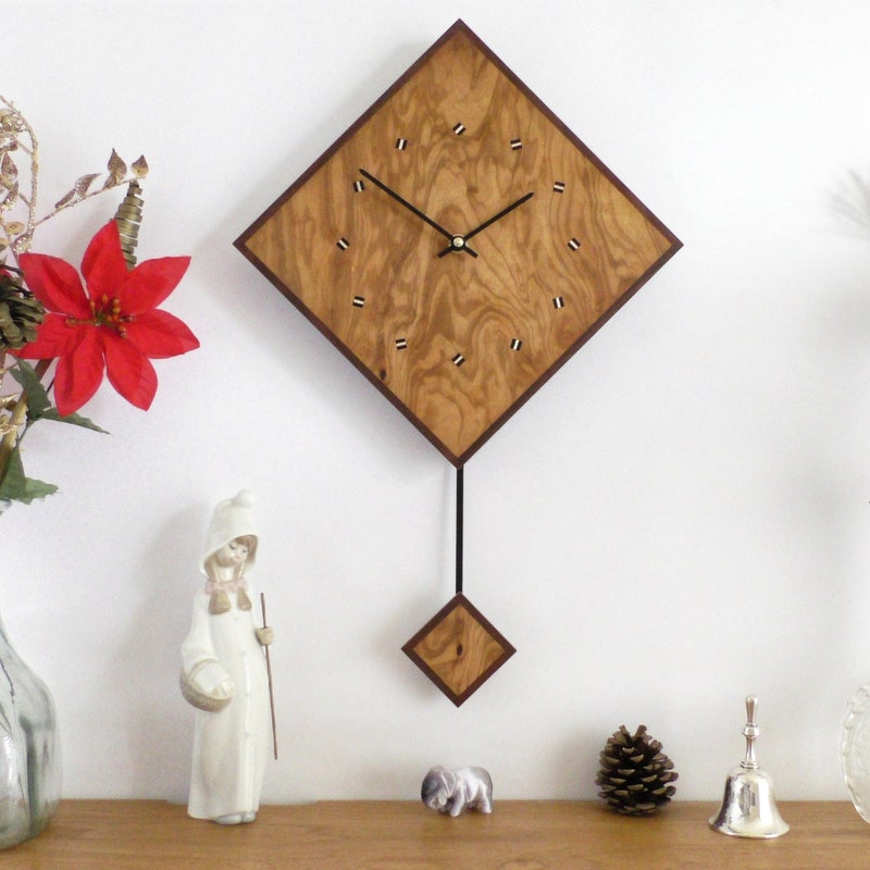 Handmade Wood Clock - Etsy