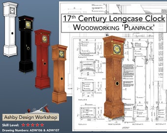Longcase Clock Plans Granddaughter Clocks Granddaughter Clock Plan ...