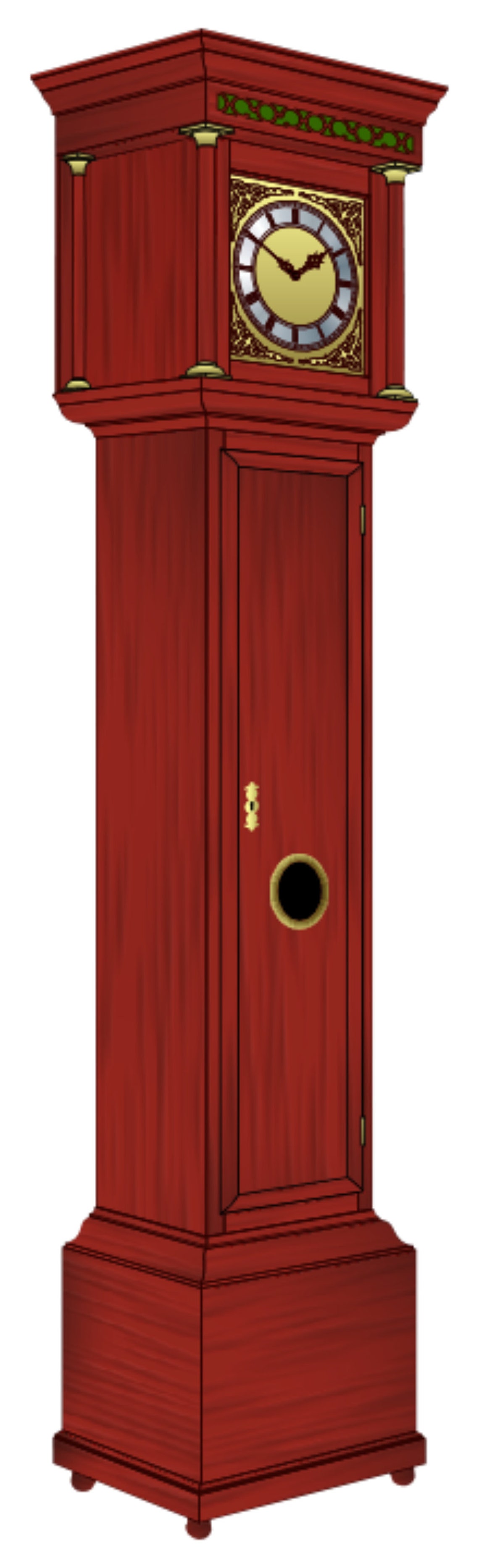 Longcase Clock Plans - 17th Century Longcase Clock - Grandfather Clock ...