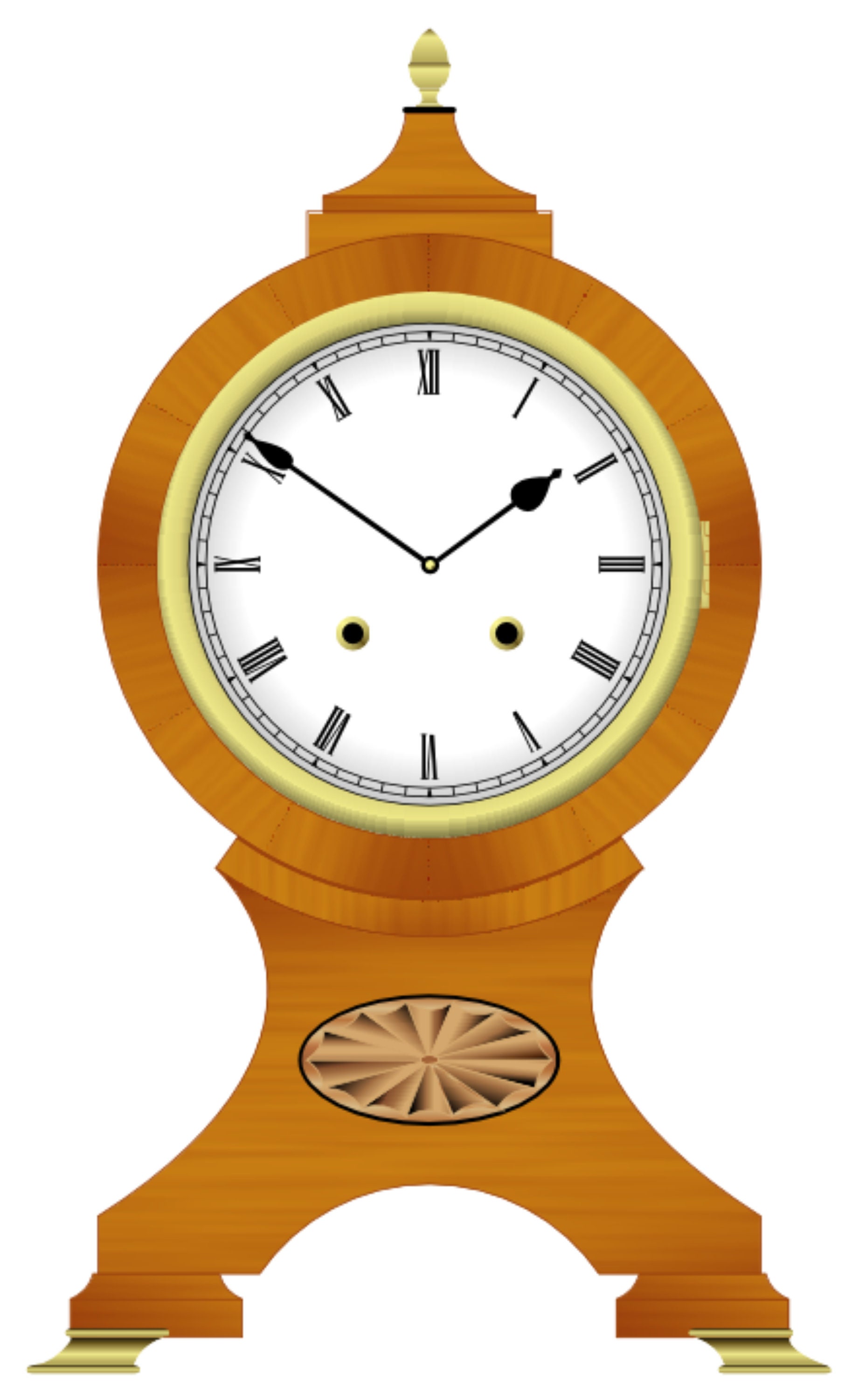 Balloon Clock Plans - Table Clock Plan - Shelf Clock Plan - Mantel ...