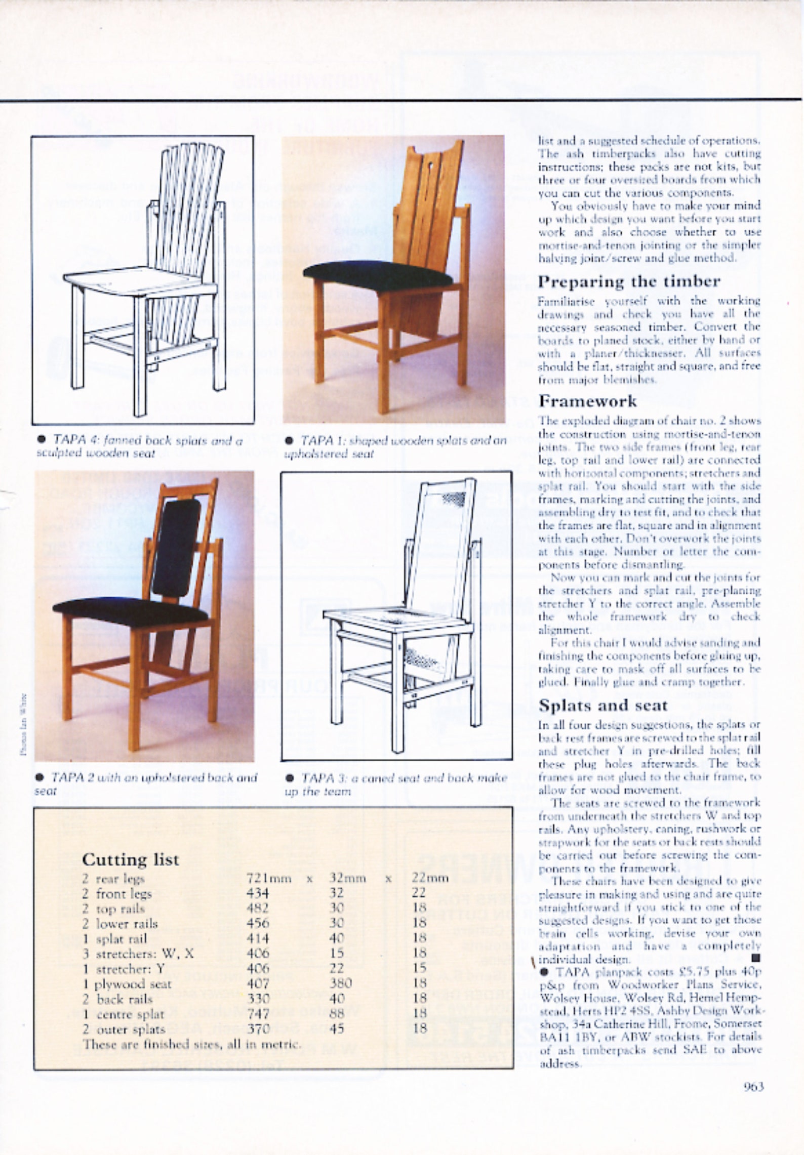 Dining Chairs Plan High Back Dining Chairs Four Dining Chair Designs ...