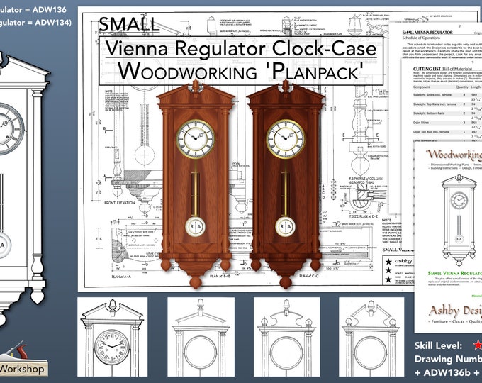 Longcase Clock Plans - 17th Century Longcase Clock - Grandfather Clock ...