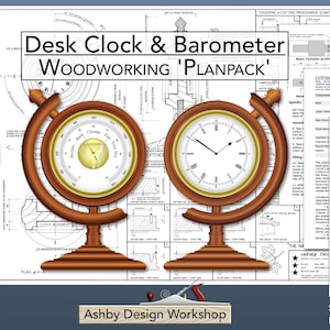 Desk Clock and Barometer Plans - Clock Plans - Barometer Plans ...