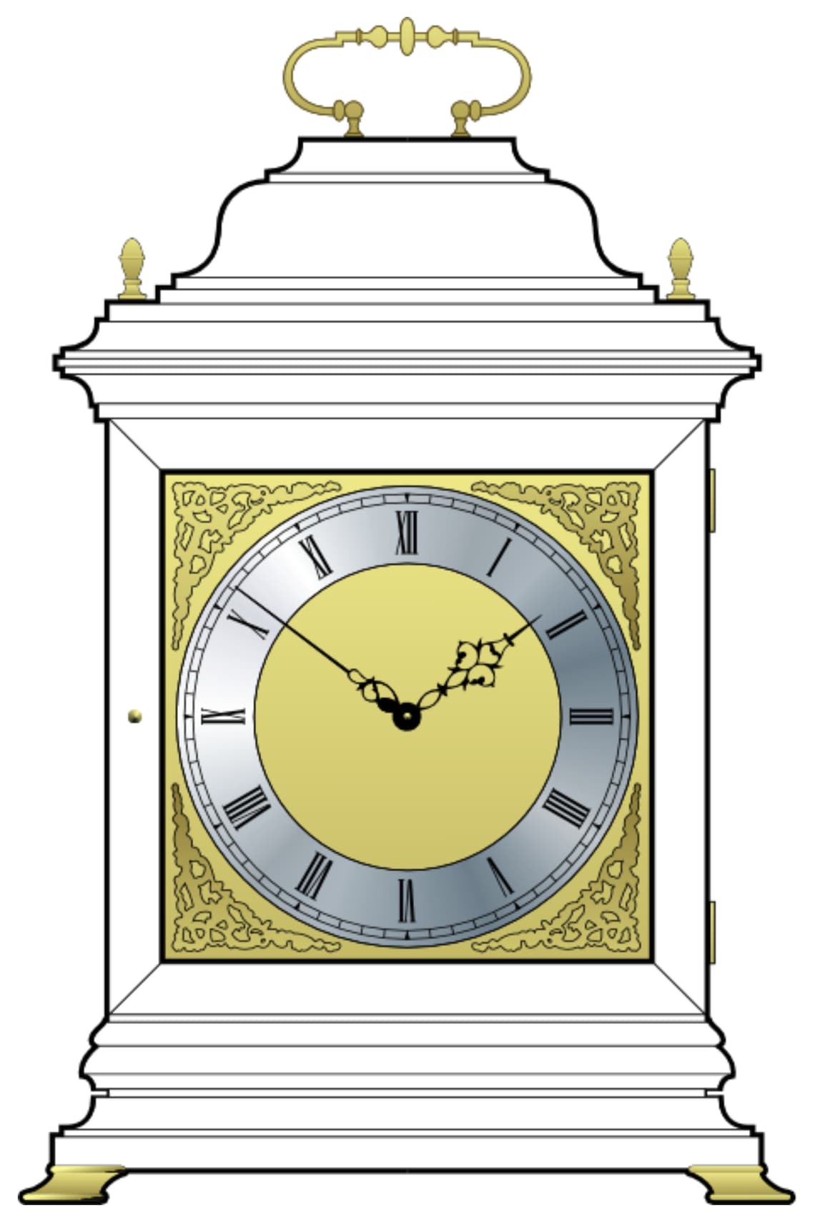 Bracket Clock Plans - George III Bracket Clock - Woodwork Plans - DIY ...