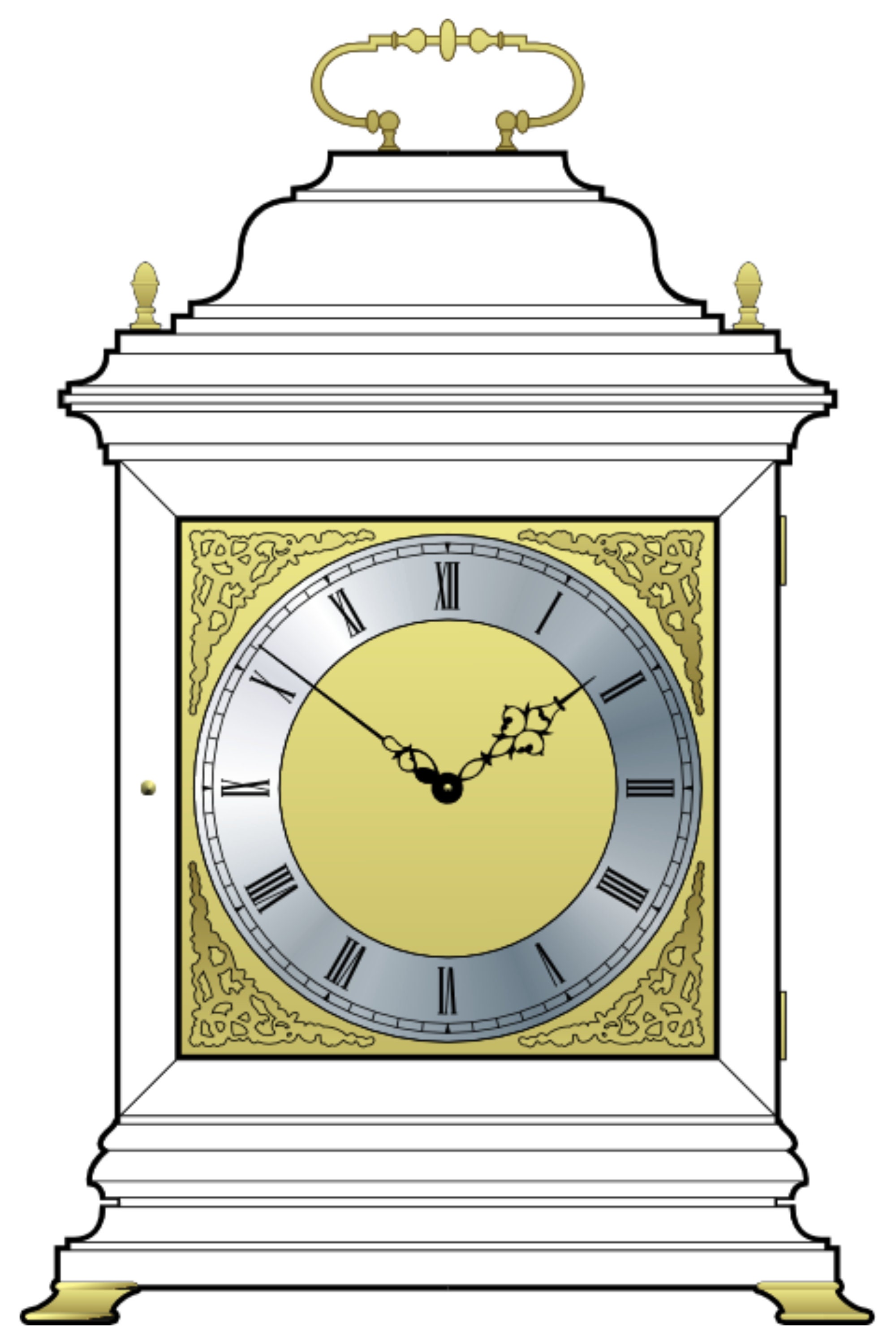 Bracket Clock Plans - George III Bracket Clock - Woodwork Plans - DIY ...