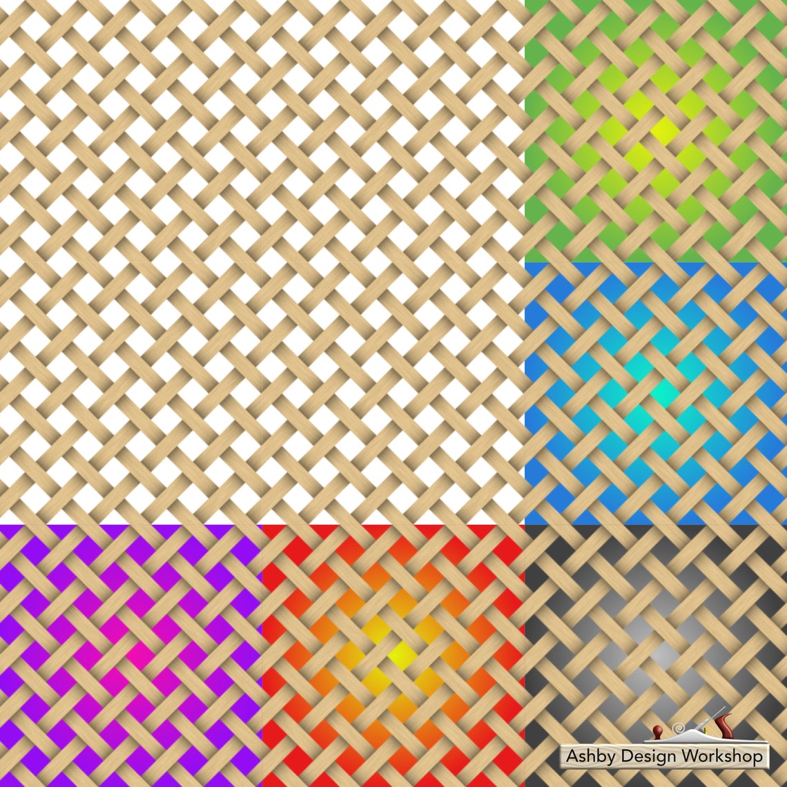 Trellis Seamless Textures x25 Seamless Tiles Digital Paper Web ...