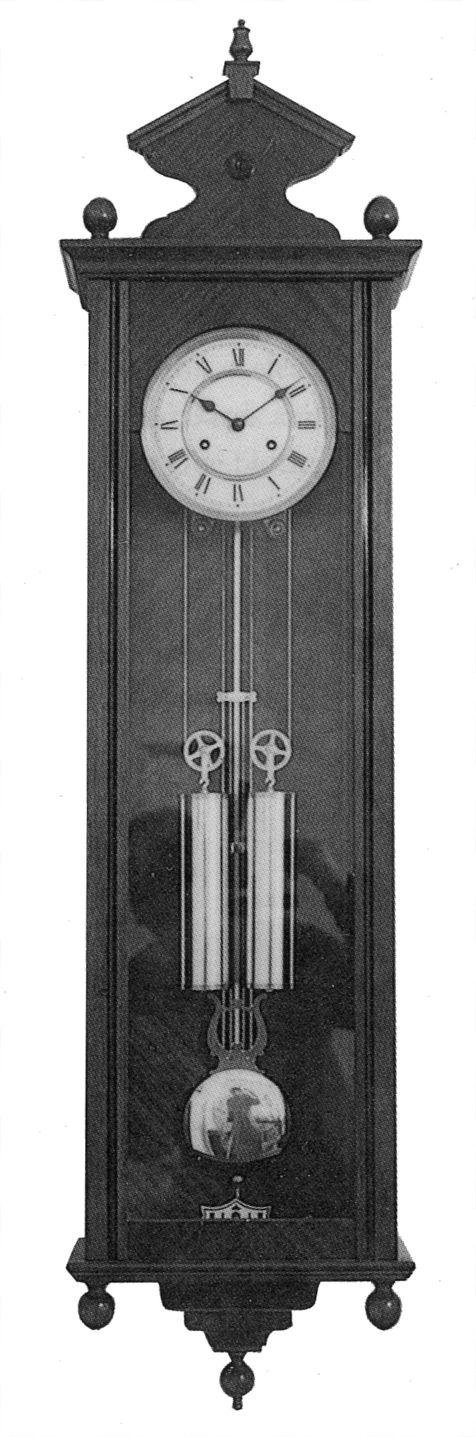 Vienna Regulator Plan large Wall Clock Plan Clock Plan Antique Clock ...