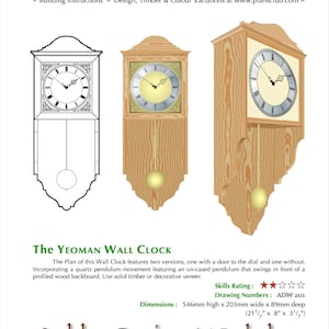 Nine Period Wall Clock Plans - Diy Wall Clocks - Woodwork Plans - Diy ...