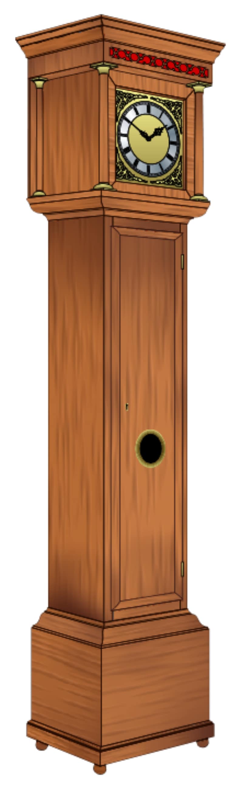 Longcase Clock Plans - 17th Century Longcase Clock - Grandfather Clock ...