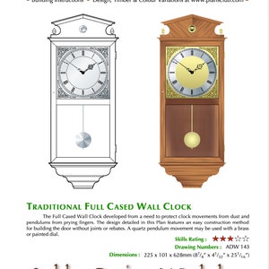 Nine Period Wall Clock Plans - Diy Wall Clocks - Woodwork Plans - Diy ...