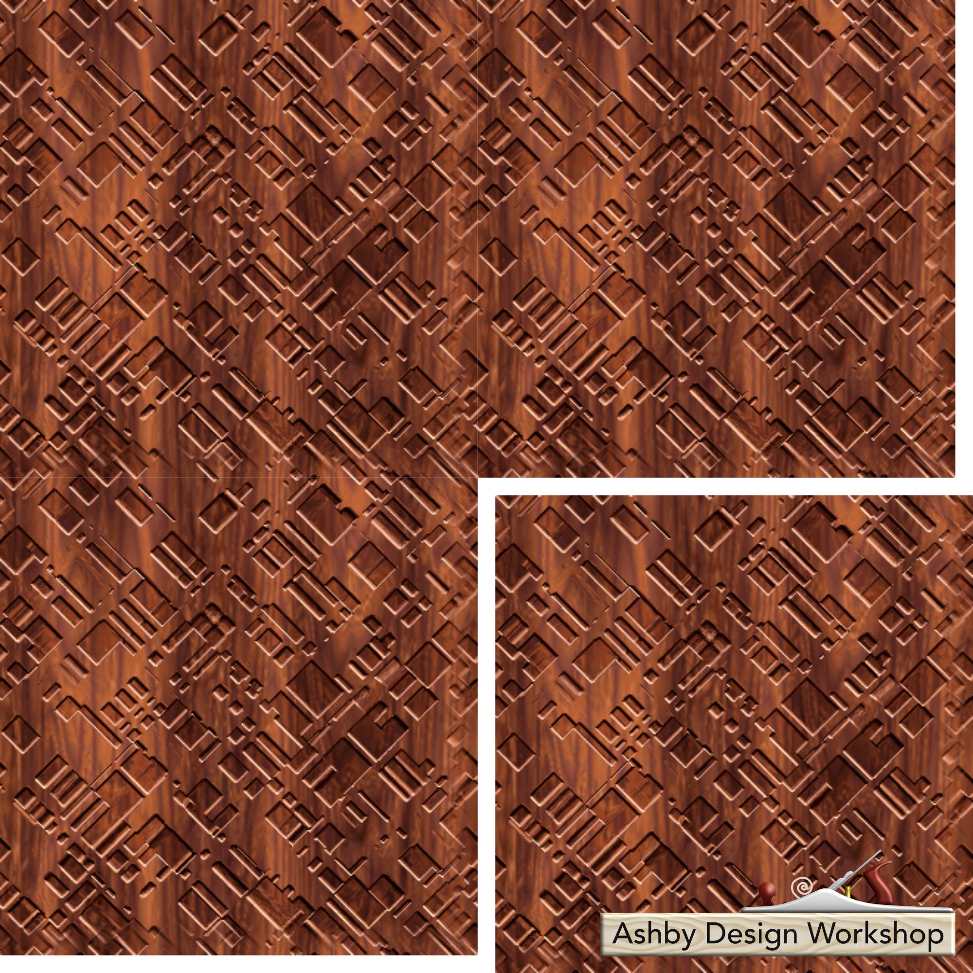 Seamless Wood Textures - Cocobolo & Mahogany Craquelure Tiles - Wooden ...