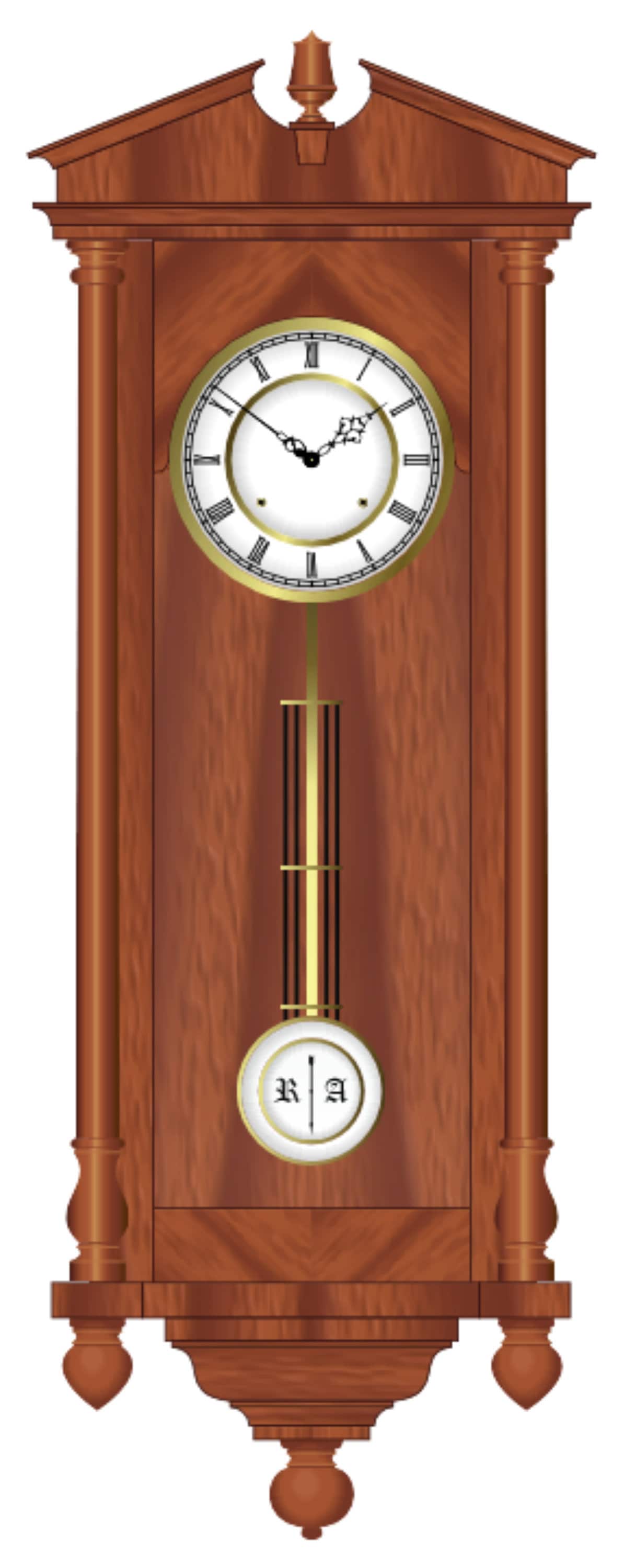 Vienna Regulator Plan (small) - Wall Clock Plan - Woodworking Plan ...
