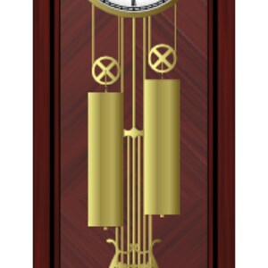 Vienna Regulator Plan (large) - Wall Clock Plan - Clock Plan - Antique ...