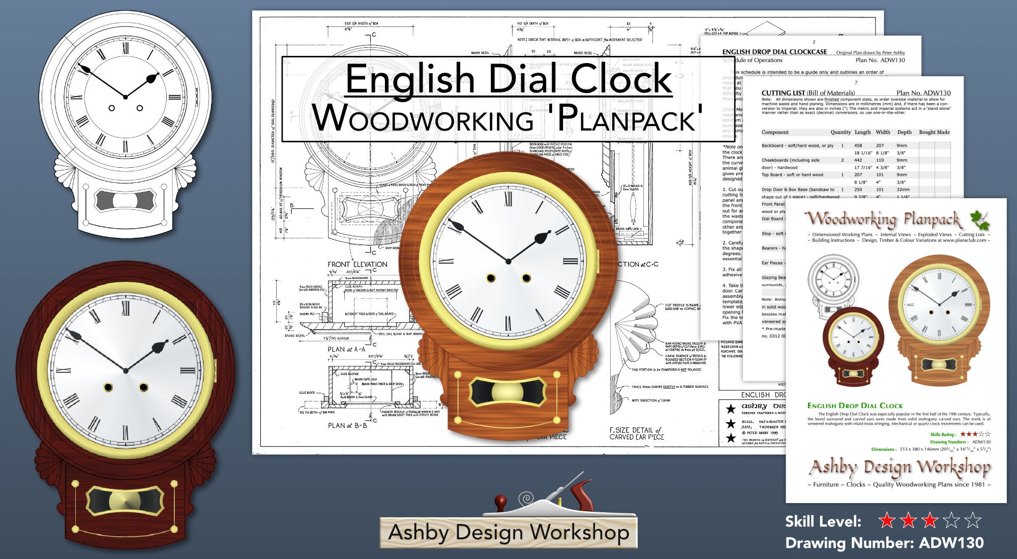 Station Clock Plan Railway Clock Plan Train (Instant Download) - Etsy