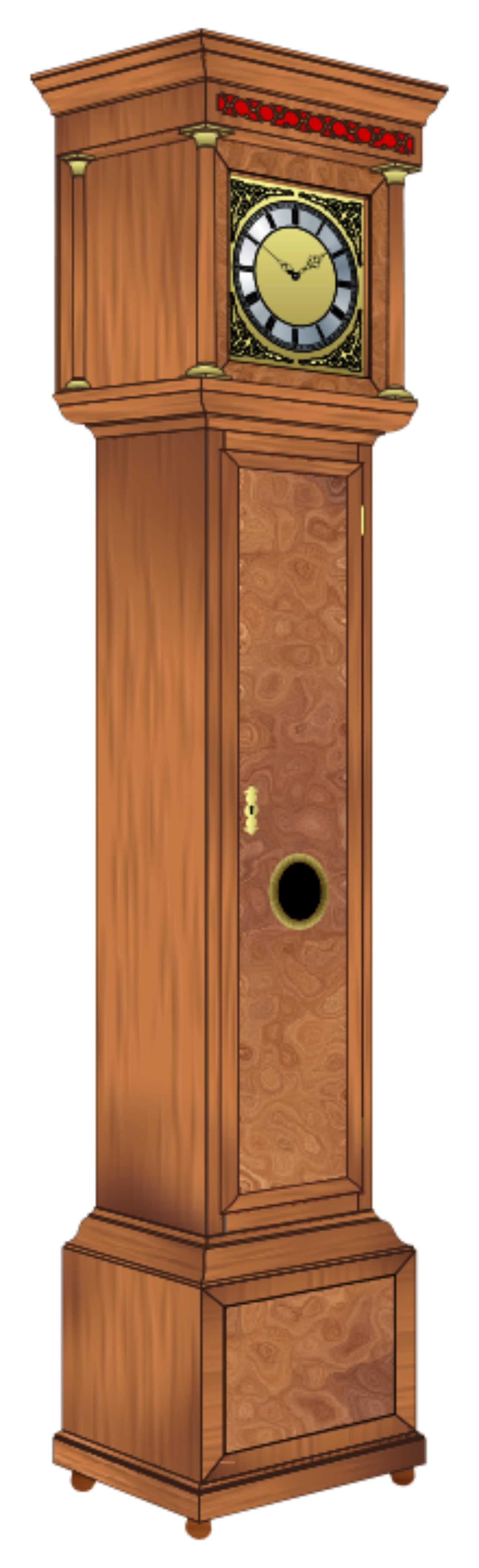 Longcase Clock Plans - 17th Century Longcase Clock - Grandfather Clock ...