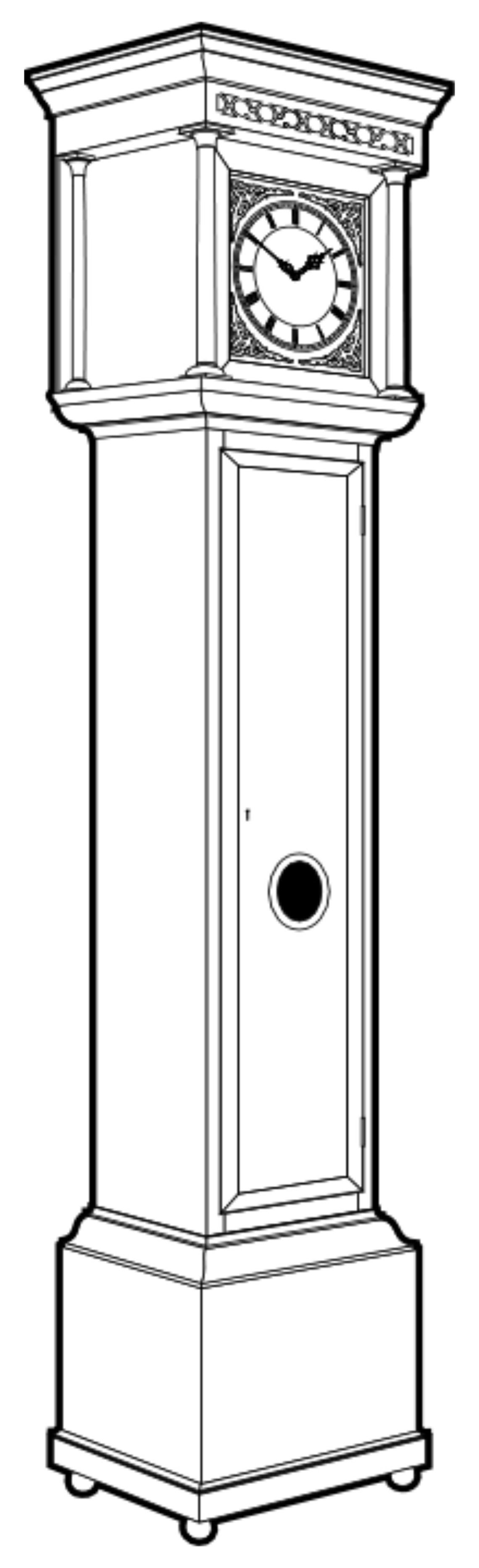 Longcase Clock Plans 17th Century Longcase Clock Grandfather | Etsy