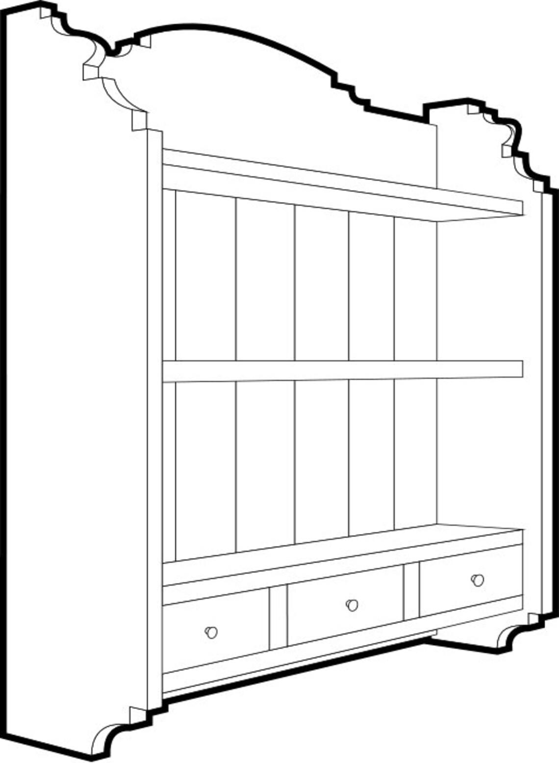 Spice Rack Plans Traditional Spice Rack Herb Rack Plans Spice and Herb ...