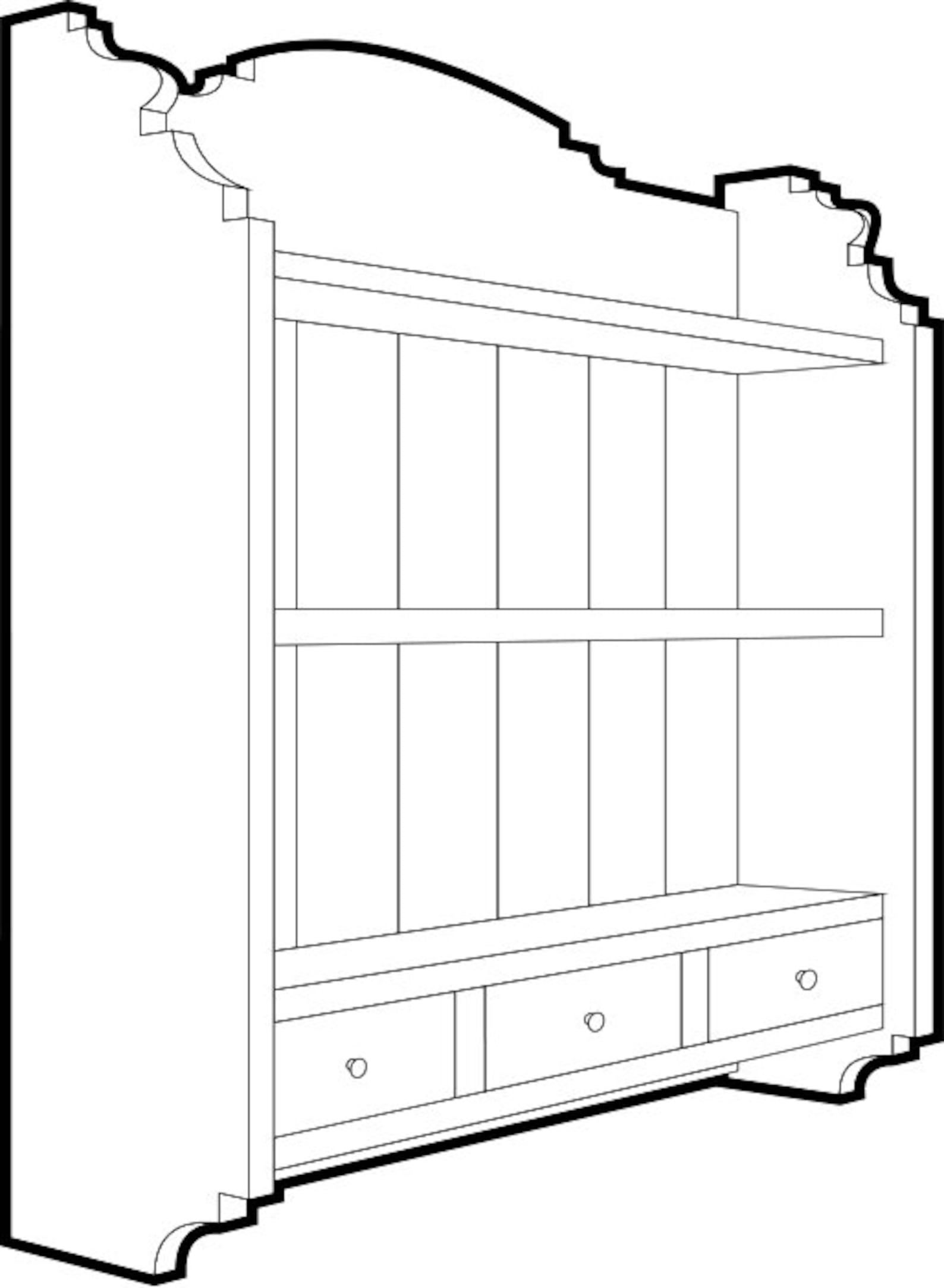 Spice Rack Plans Traditional Spice Rack Herb Rack Plans - Etsy