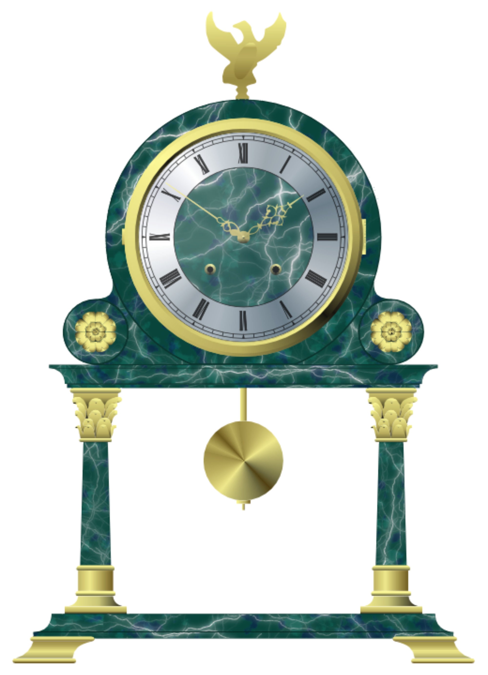 Mantel Clock Plan - 19th Century French Mantel Clock - Table Clock Plan ...