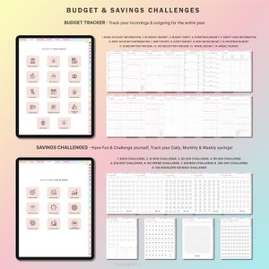 Digital Finance Planner, Digital Financial Budget Planner, Digital ...