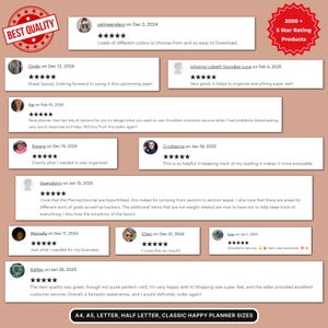 Ultimate Printable Planner Whole Shop Bundle | Daily Weekly Monthly ...