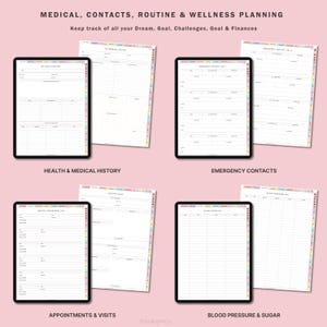 Digital Medical Planning, Medical Planner, iPad Goodnotes Planner ...