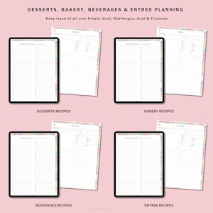 Digital Cookbook for Goodnotes, Notability, Digital Meal Planner, iPad ...