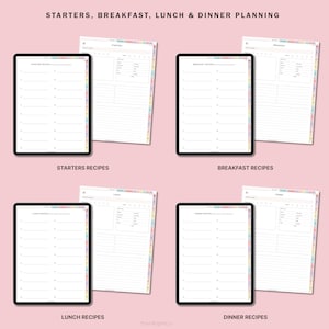 Digital Meal Planner, Meal Prep, Meal Plan Template, Goodnotes, iPad ...