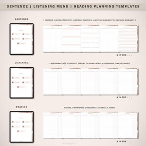 Digital Language Learning Planner, iPad Language Planner, Vocabulary ...