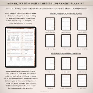 Digital Medical Planner, Medical Planning, iPad Goodnotes Planner ...