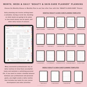 Digital Beauty Planner for Goodnotes, Notability, Hyperlinked Planner ...