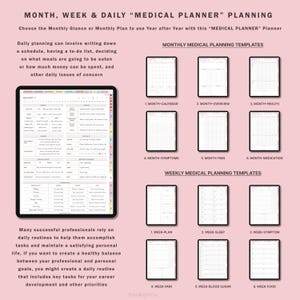 Digital Medical Planning, Medical Planner, iPad Goodnotes Planner ...