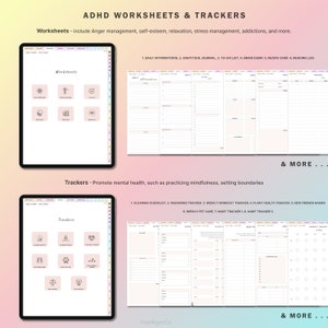 ADHD Digital Planner, Daily and Weekly Planner, Goodnotes & Ipad, Habit ...