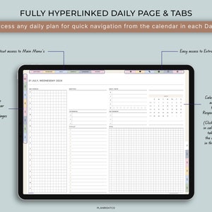 Digital Planner 2024 2025 Undated , iPad Planner, Goodnotes Planner ...