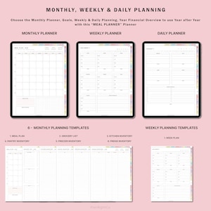 Digital Meal Planner, Meal Prep, Meal Plan Template, Goodnotes, iPad ...