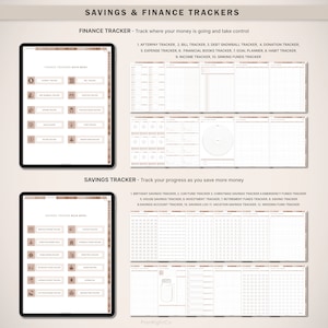 Digital Financial Budget Planner, Digital Budget Planner, Digital ...