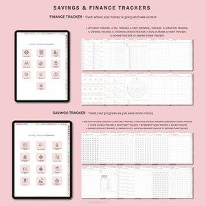 Digital Budget Planner, Digital Financial Budget Planner, Digital ...