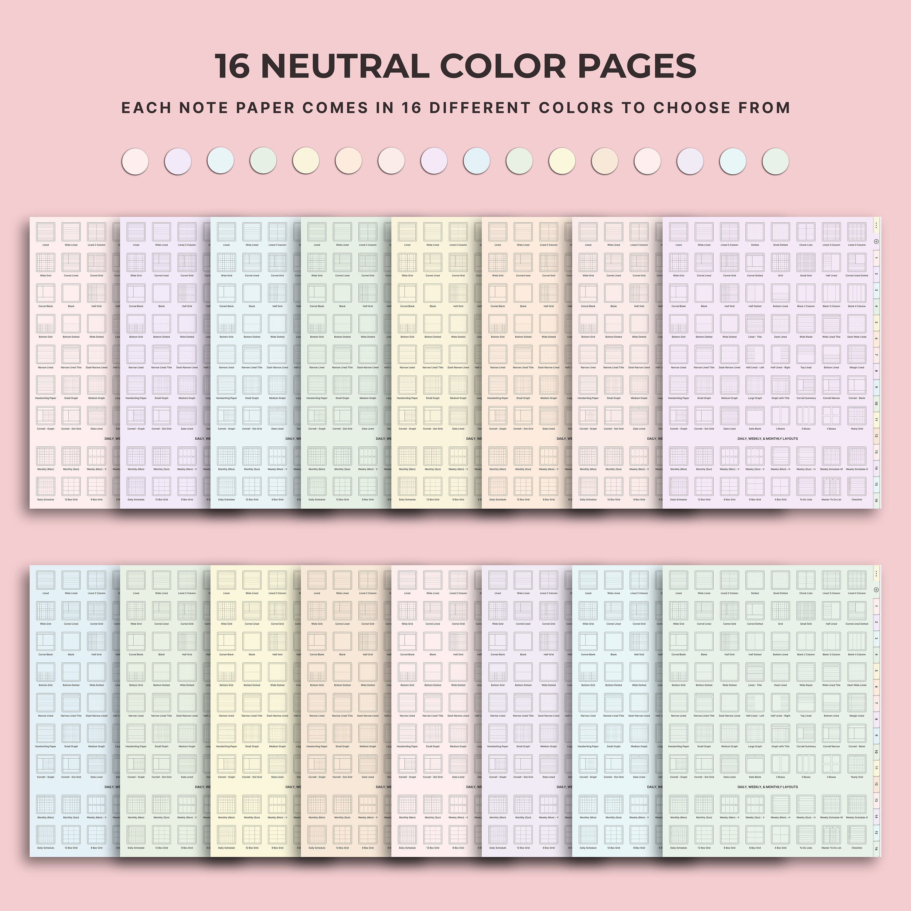 Digital Notebook With Tabs, Goodnotes Notebook, Student Notebook ...