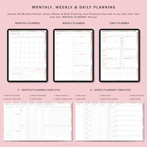 Digital Medical Planning, Medical Planner, iPad Goodnotes Planner ...