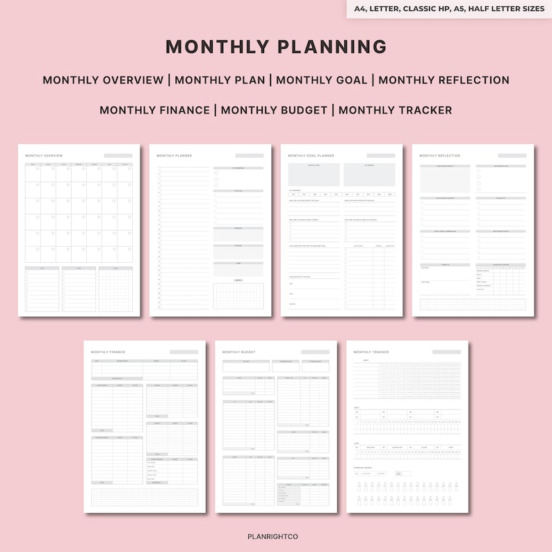 Kids Planner Printable | Daily Routine, Chore Chart, School Planner ...