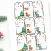 Printable Christmas Tags. Printable Watercolor Christmas Tags ...