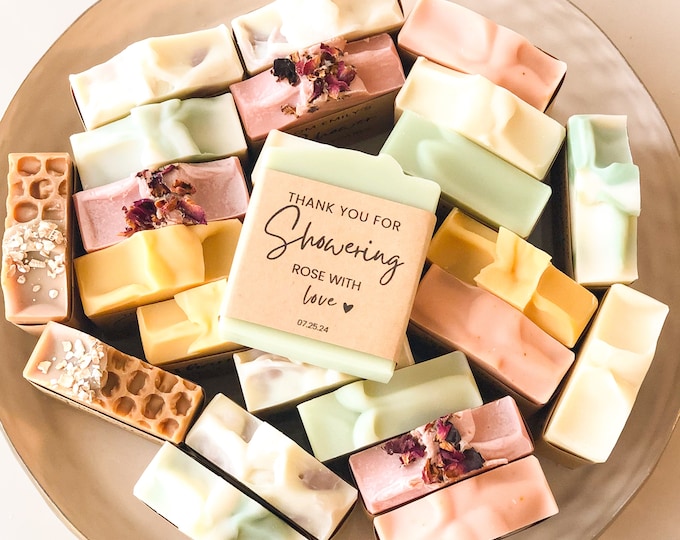 Bridal Shower & Wedding Favors, Personalized Party Favors, Mini Soap ...