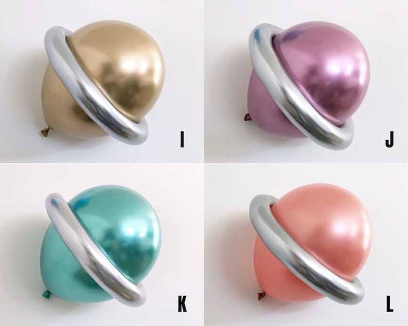 Custom Planet Balloons, Pick Your Own Color Qualatex Galaxy Balloon ...