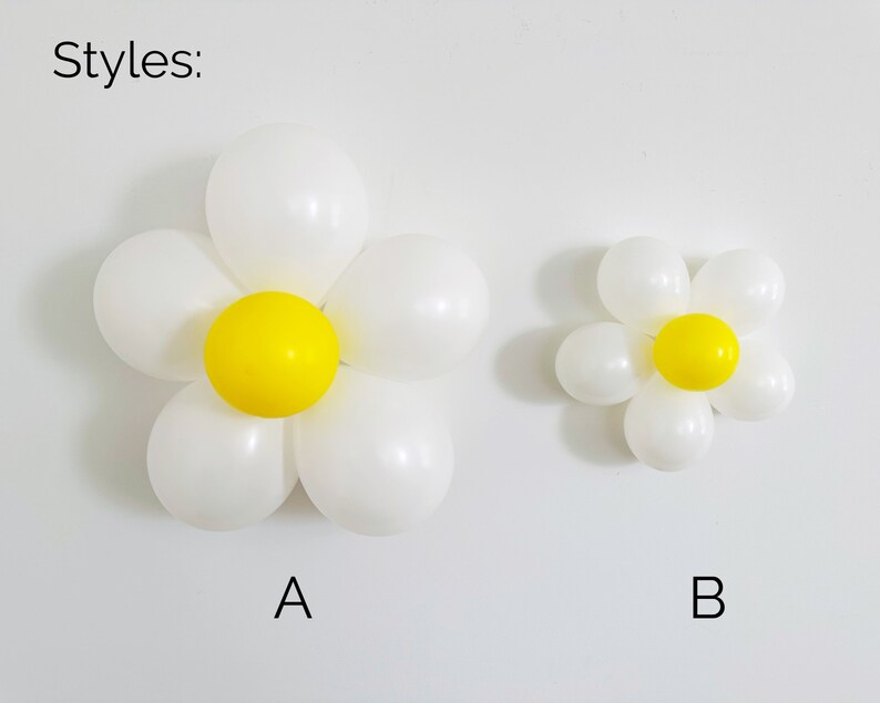 Custom Daisy Flower Balloon DIY Kit Choose Your Colors Daisy - Etsy