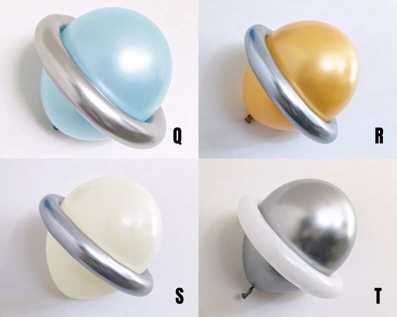 Custom Planet Balloons, Pick Your Own Color Qualatex Galaxy Balloon ...