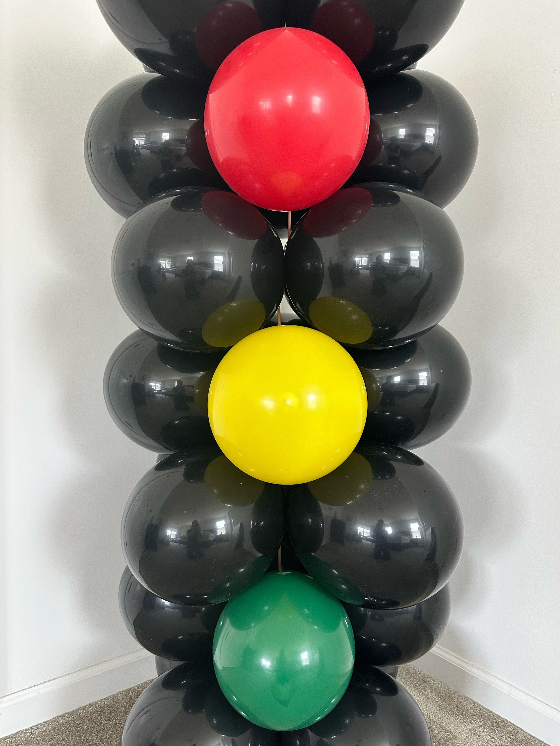 DIY Free Standing Traffic Light Balloon Column, Transportation/ Race ...