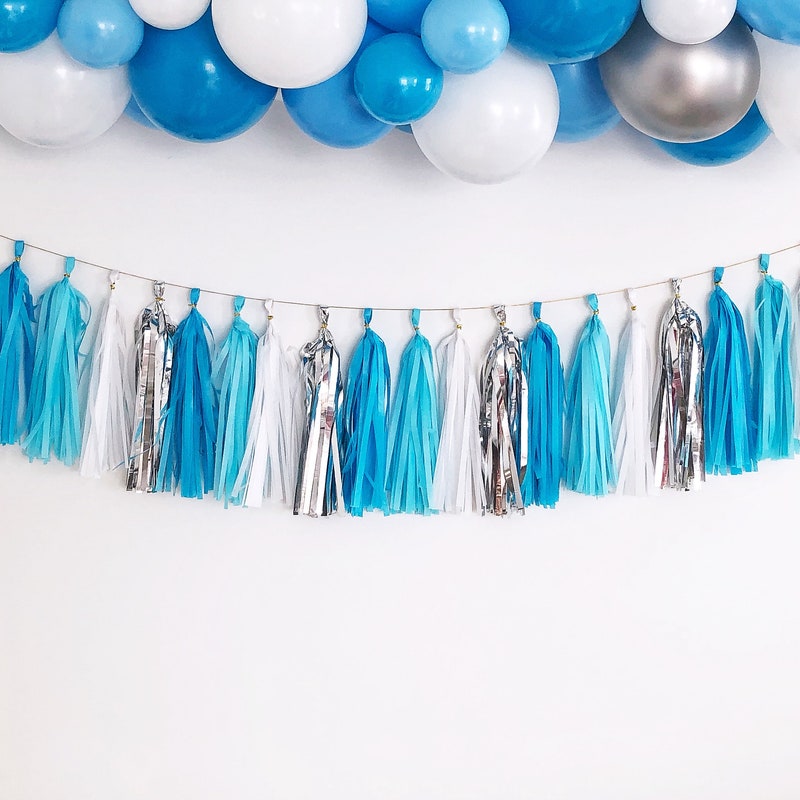 Blue Tassel Garland - Etsy